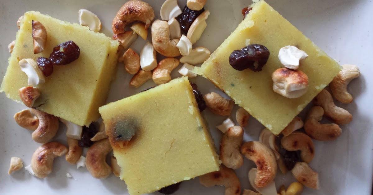 The Fussy Cook: Semolina Pudding with Roasted Cashew Nuts