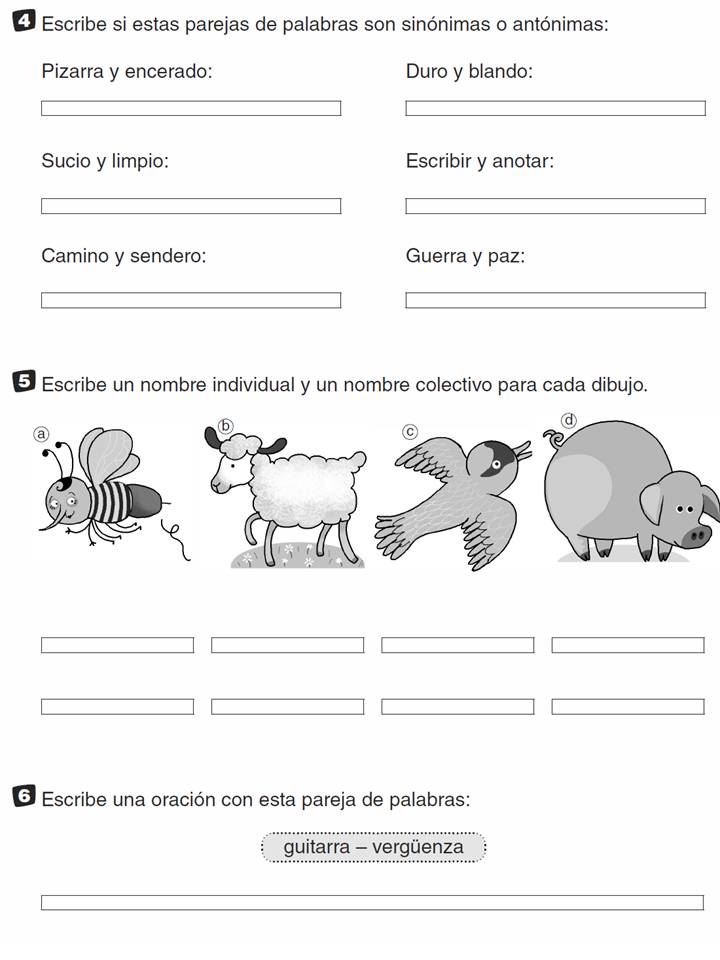 *Mi maestra Rocío*: REPASO UNIDAD 4 DE LENGUA PARA SEGUNDO DE PRIMARIA