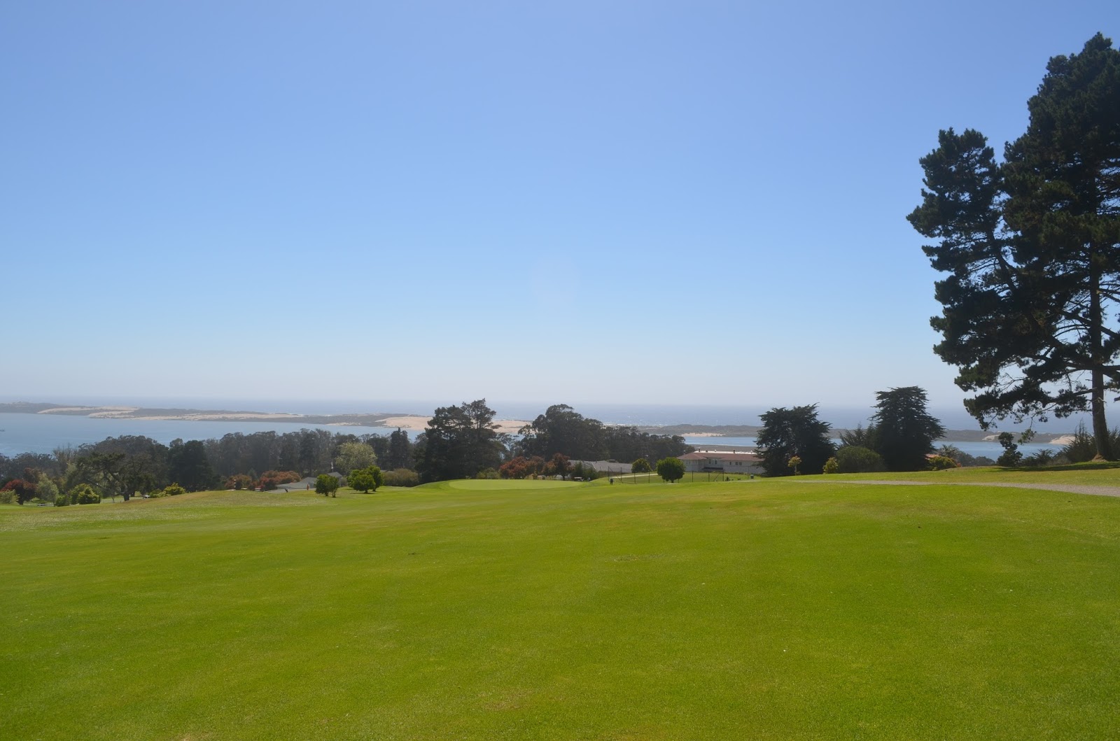 America here we come continued...: Morro Bay golf and wine tasting