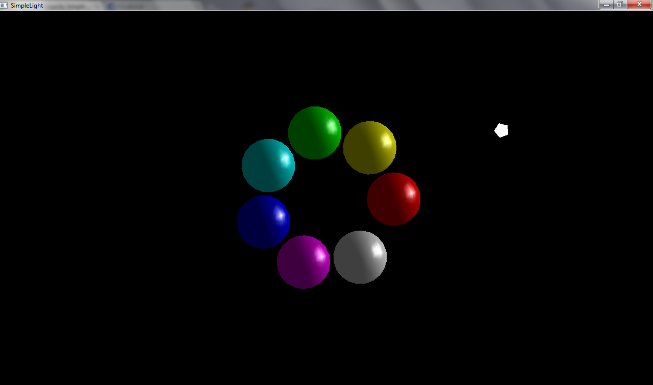 OpenGL Projects: Simple Move Light Images and Video demos
