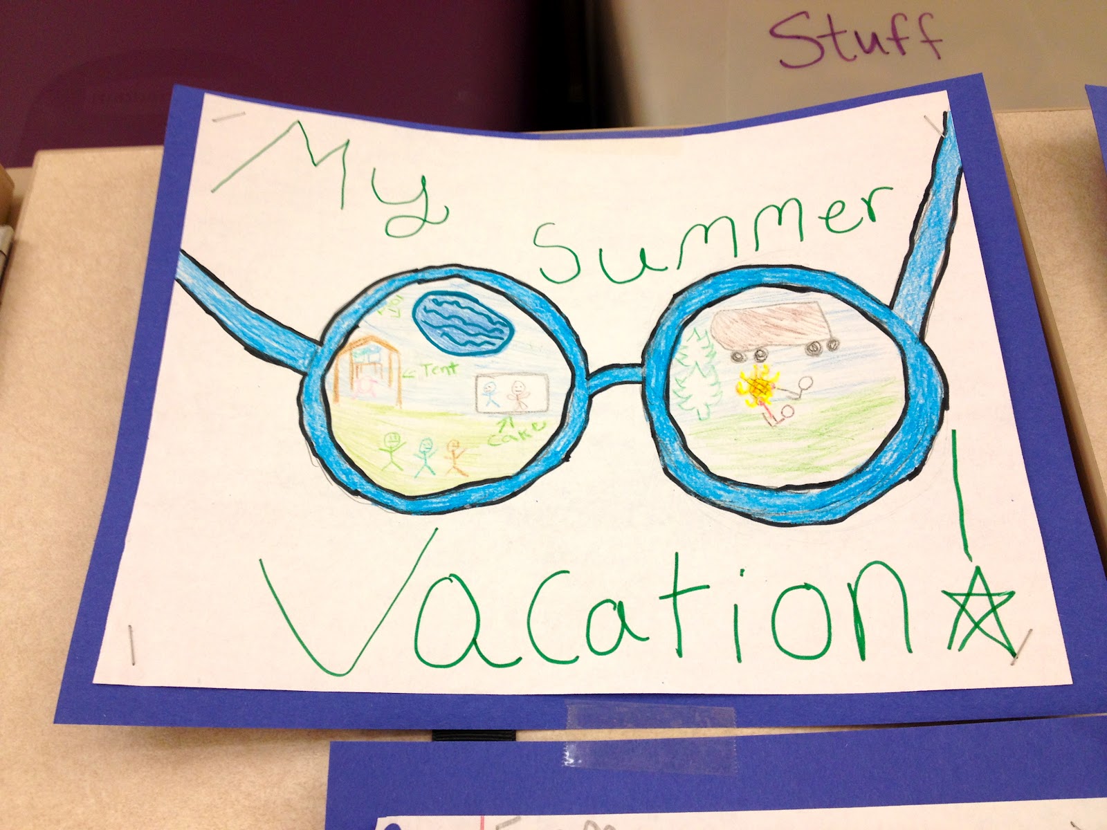 the ART of learning: :Open House and Our First Writing: