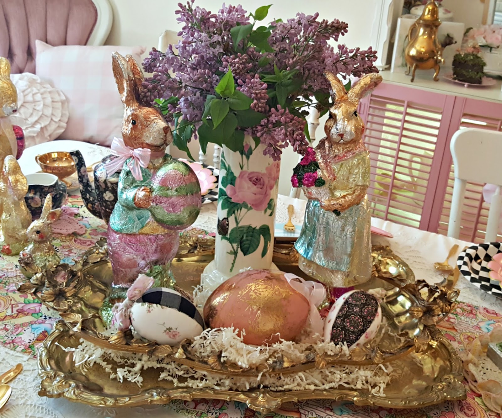 Penny's Vintage Home: MacKenzie Childs Style Tablescape