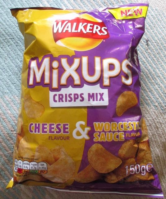 FOODSTUFF FINDS: Walkers Mix Ups Cheese and Worcestershire Sauce [By ...