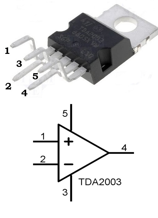 Merakit rangkaian elektronika: TDA2003