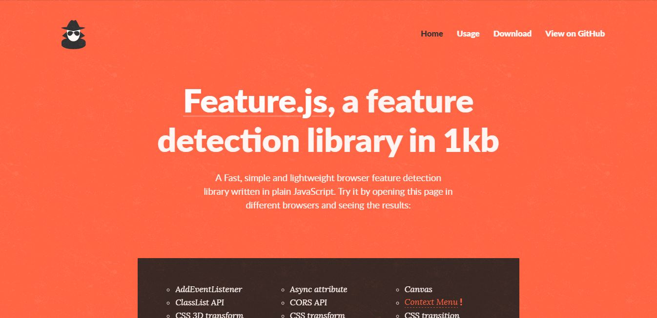 Detect Browser Features Easy Using Feature Js Jqueryriver