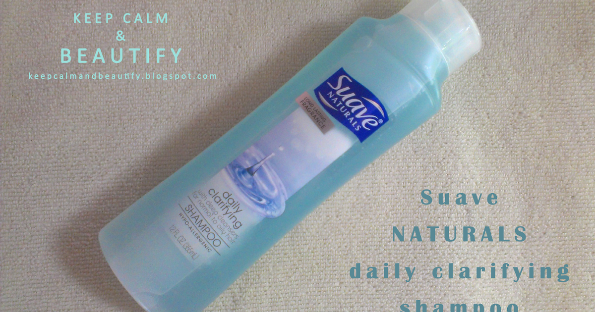 Suave Naturals Daily Clarifying Shampoo | Keep Calm & Beautify