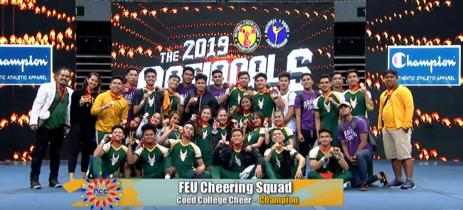 FEU Finishes on Top of this year's National Cheerleading Championship ...