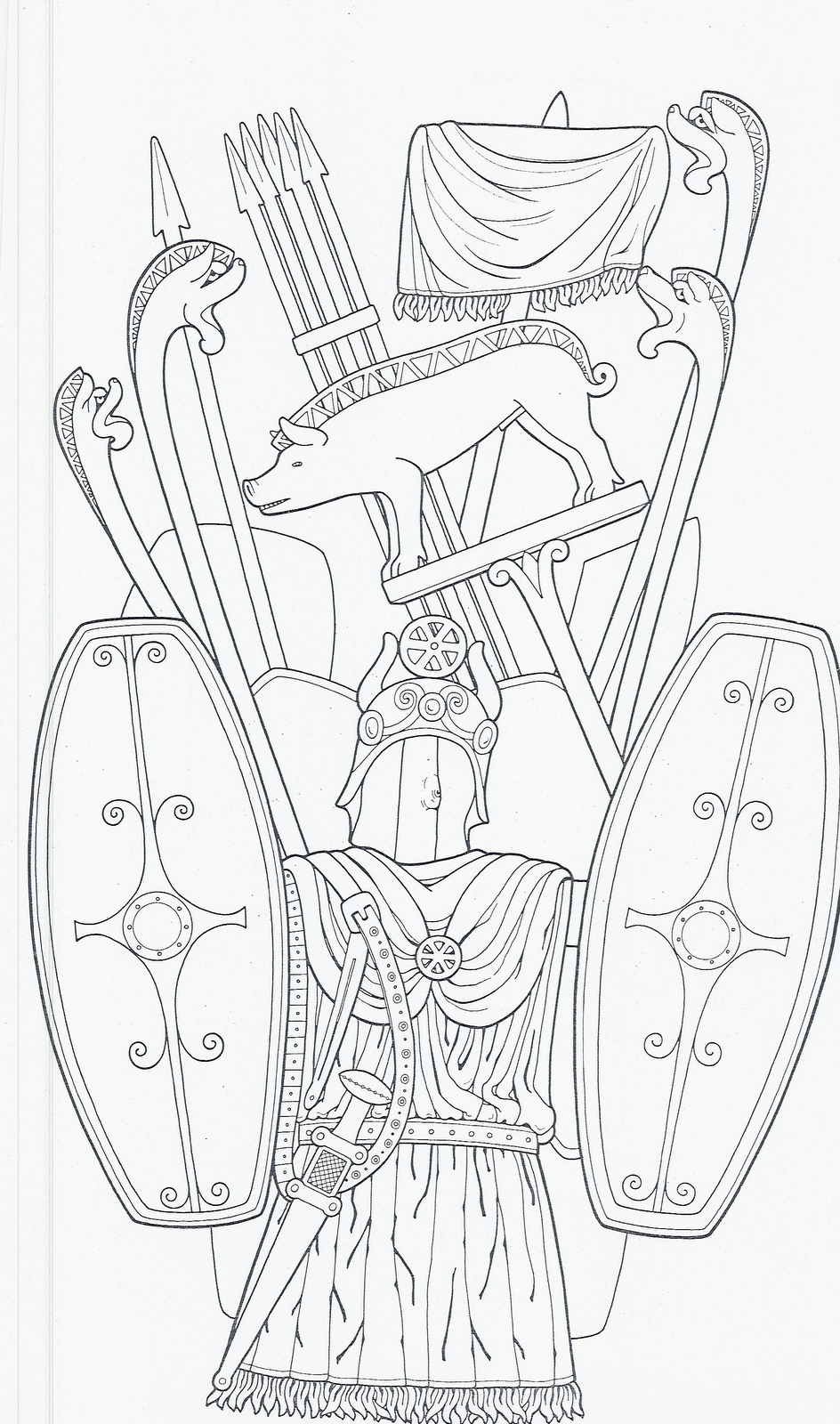 disegni da colorare: DISEGNI DA COLORARE: GLI ANTICHI ROMANI (disegni ...