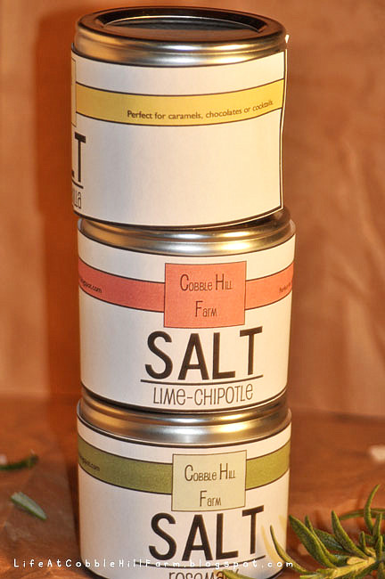 Homemade Flavored Salts | Life At Cobble Hill Farm