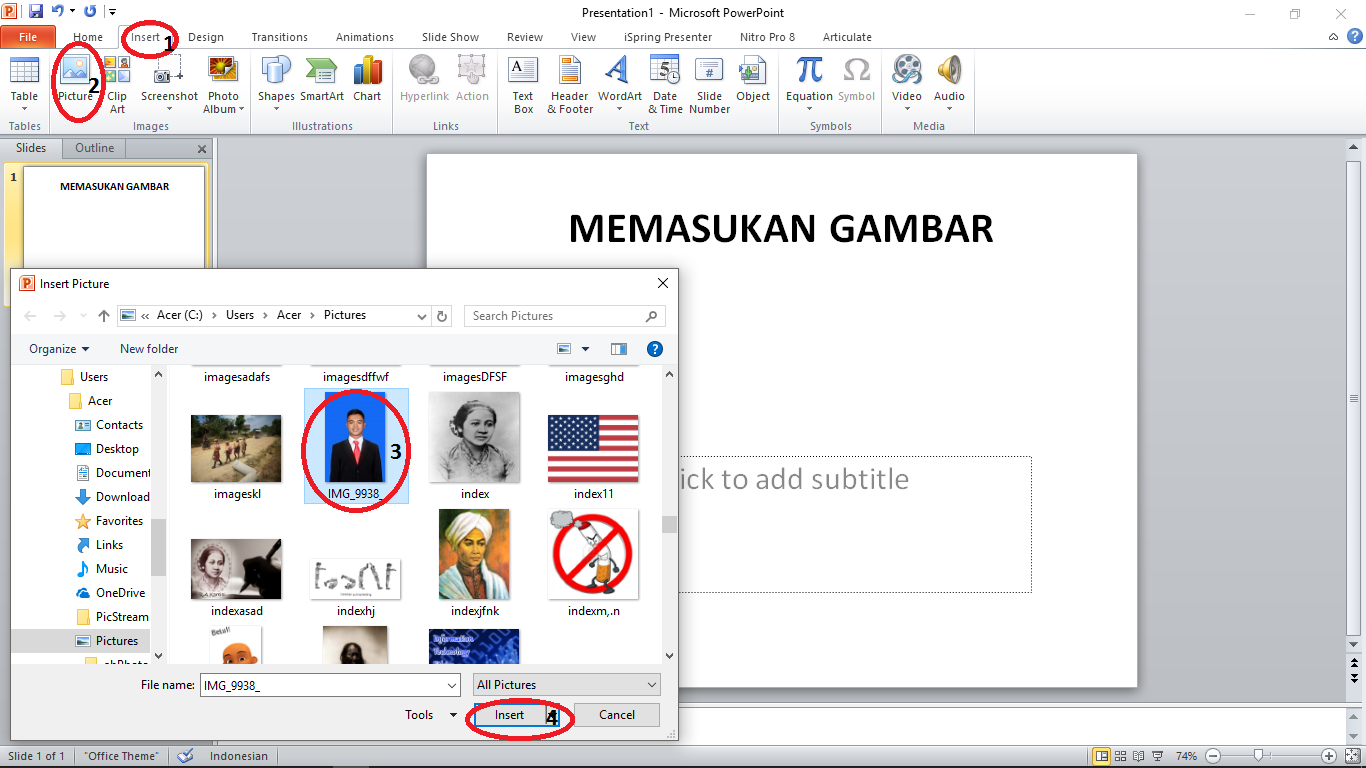 berbagi itu indah koreksi bila salah: MENGGUNAKAN MENU INSERT PADA ...
