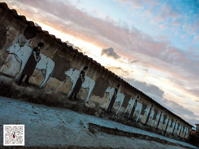 Escif New Murals In Ordes, Spain – StreetArtNews