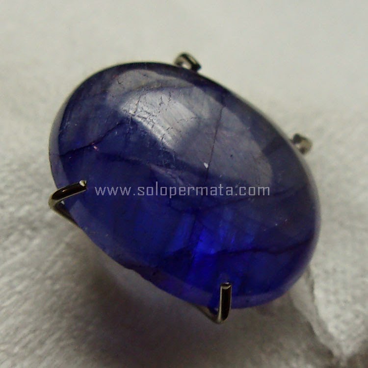 Batu Permata Blue sapphire -Sp395 | Batu Moldavite | Toko Batu Akik ...
