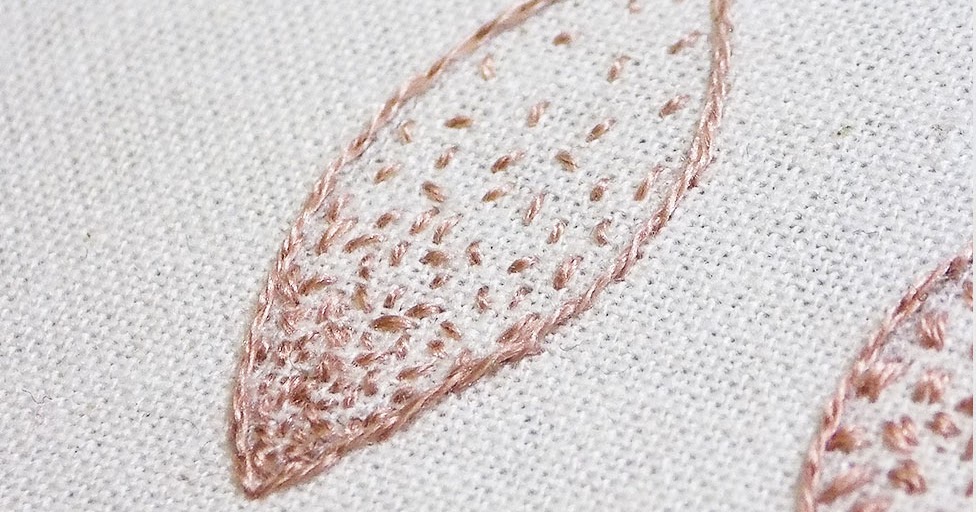 Learn how to seed stitch and how to shade with seeding - Stitch Floral