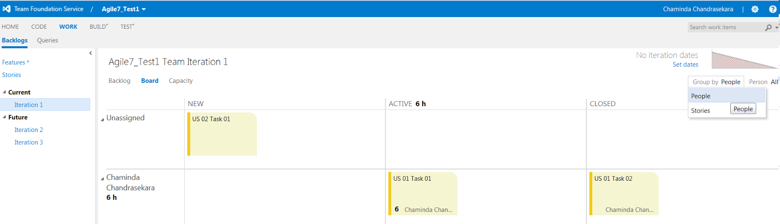 Chamindas Devops Journey With Msft Tfs 2013 Web Access Msf Agile Backlog And Board