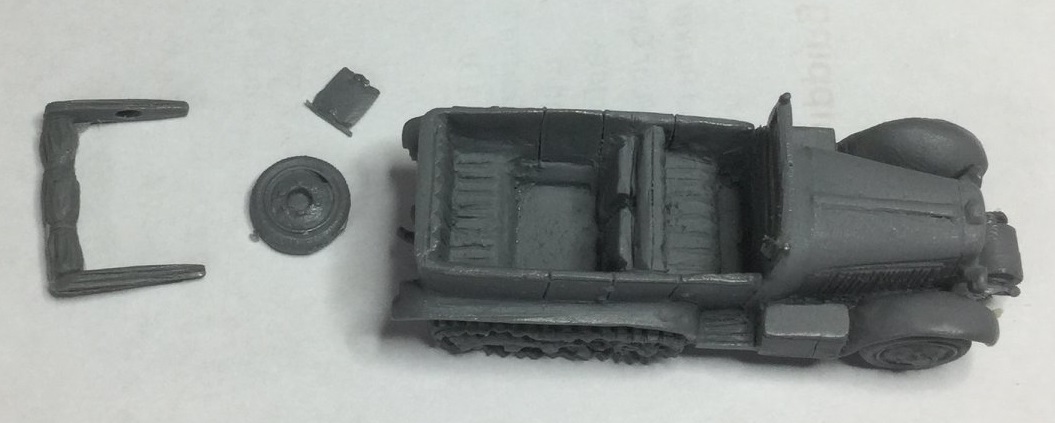 Pousse Plomb: Cunningham, Vickers et Kégresse