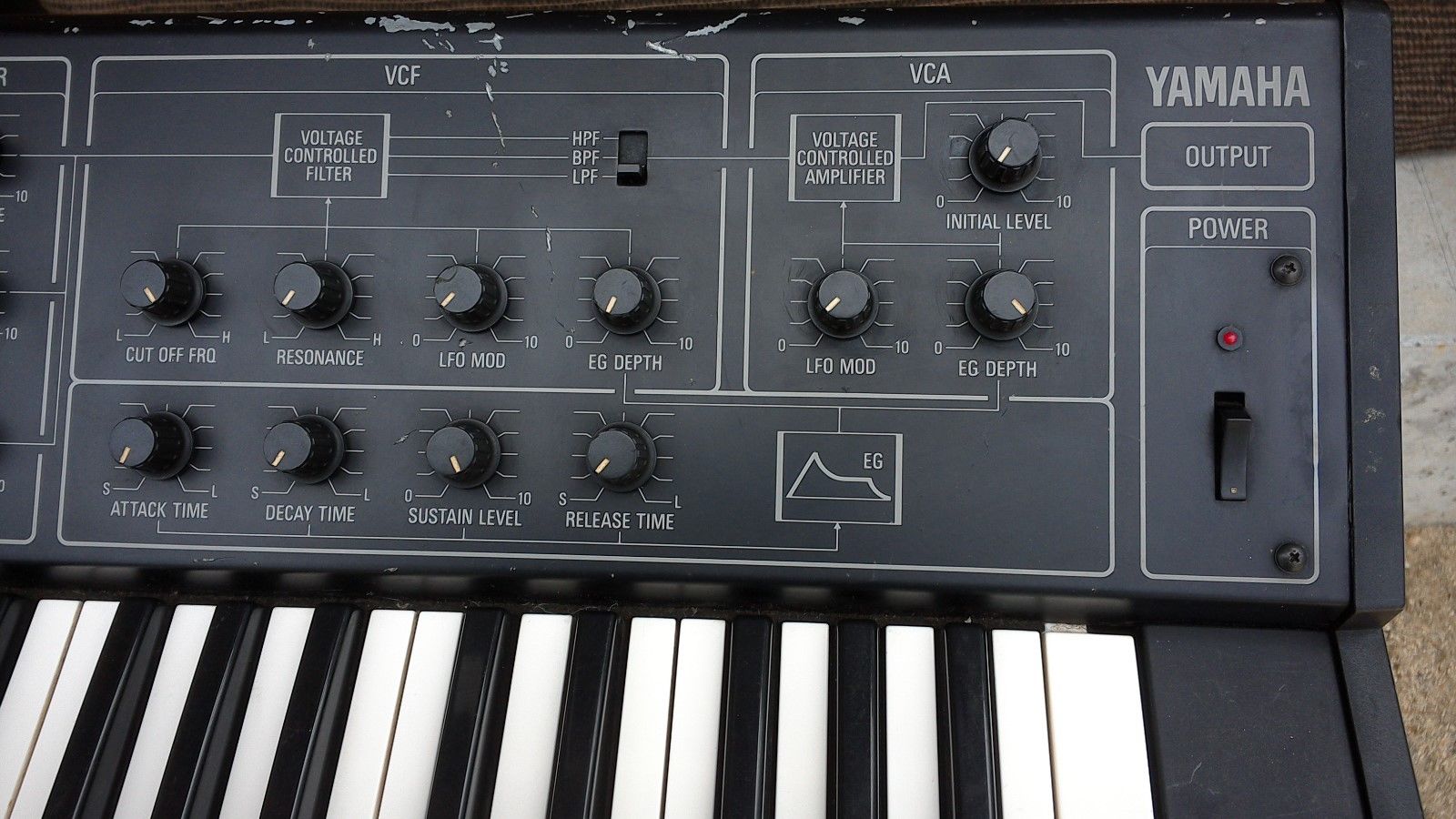 MATRIXSYNTH: YAMAHA CS5 monophonic synthesizer