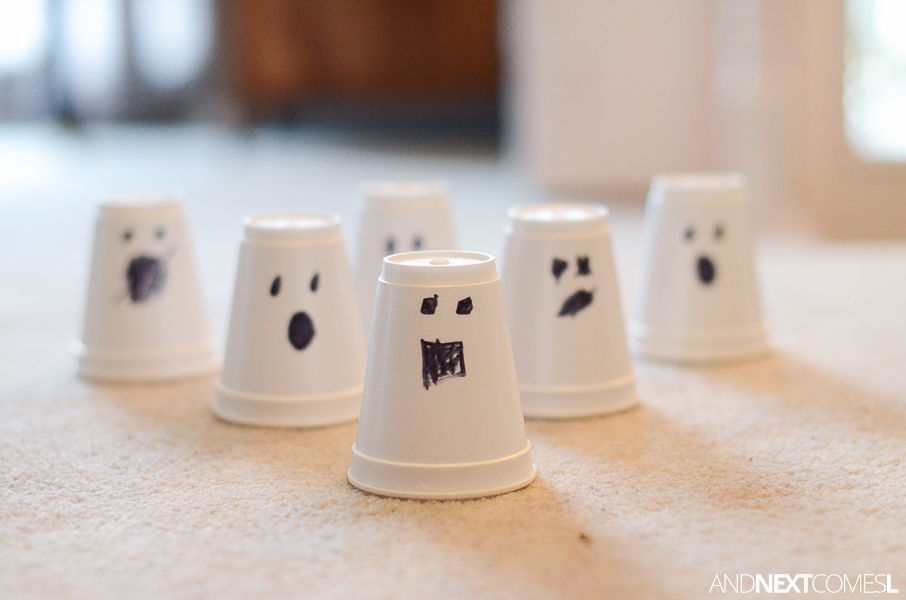 Ghost Bowling Halloween Activity for Kids | And Next Comes L ...