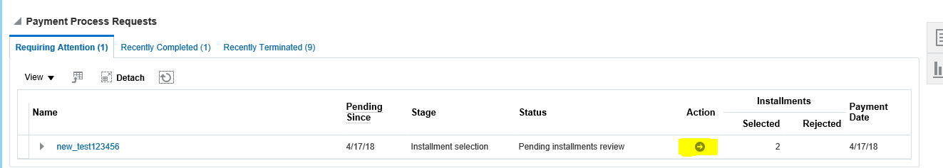 Oracle Application S Blog How To Make Payment In Oracle Fusion By Payment Process Request