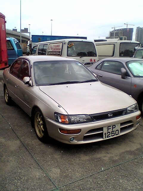 Derek's Car Album * Derek 照相館: My First Car - Toyota Corolla AE100