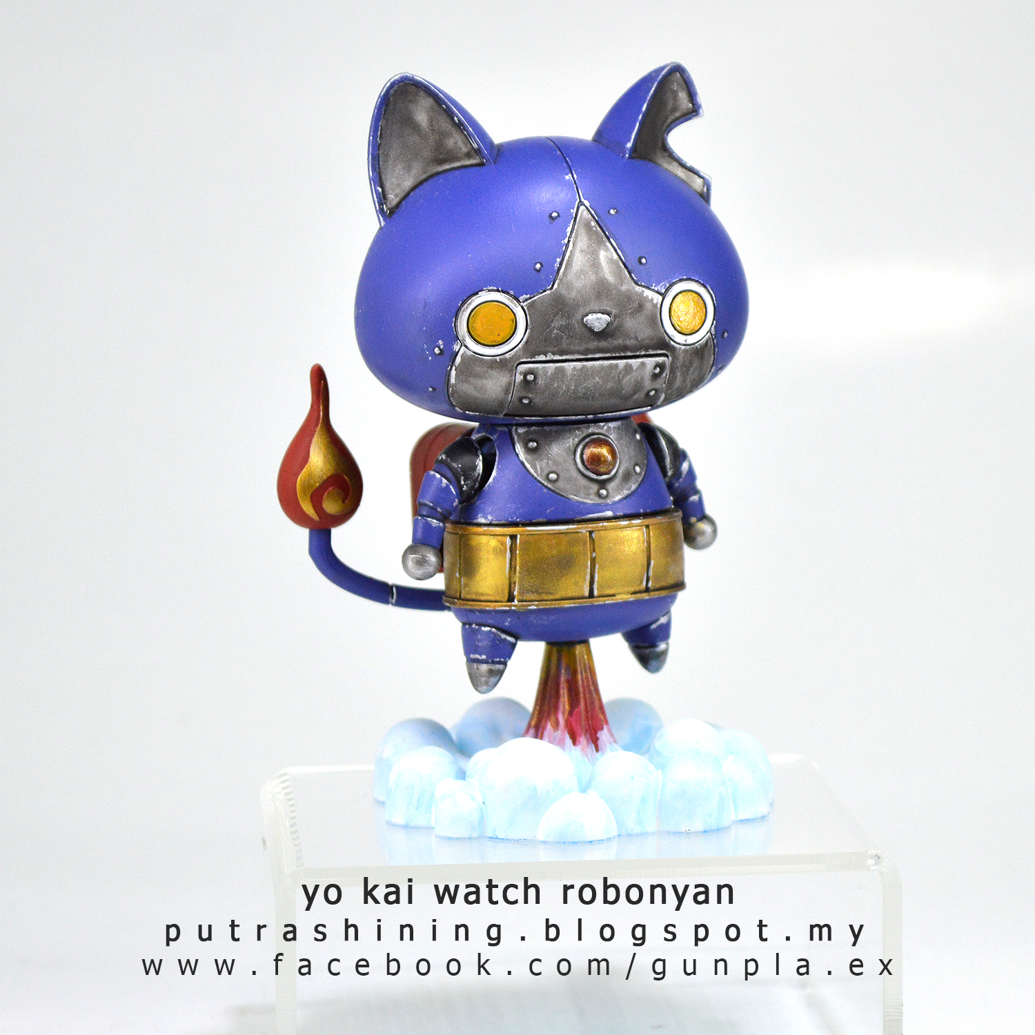 Bandai Yo Kai Watch Robonyan - CITADEL PAINTS by Putra Shining