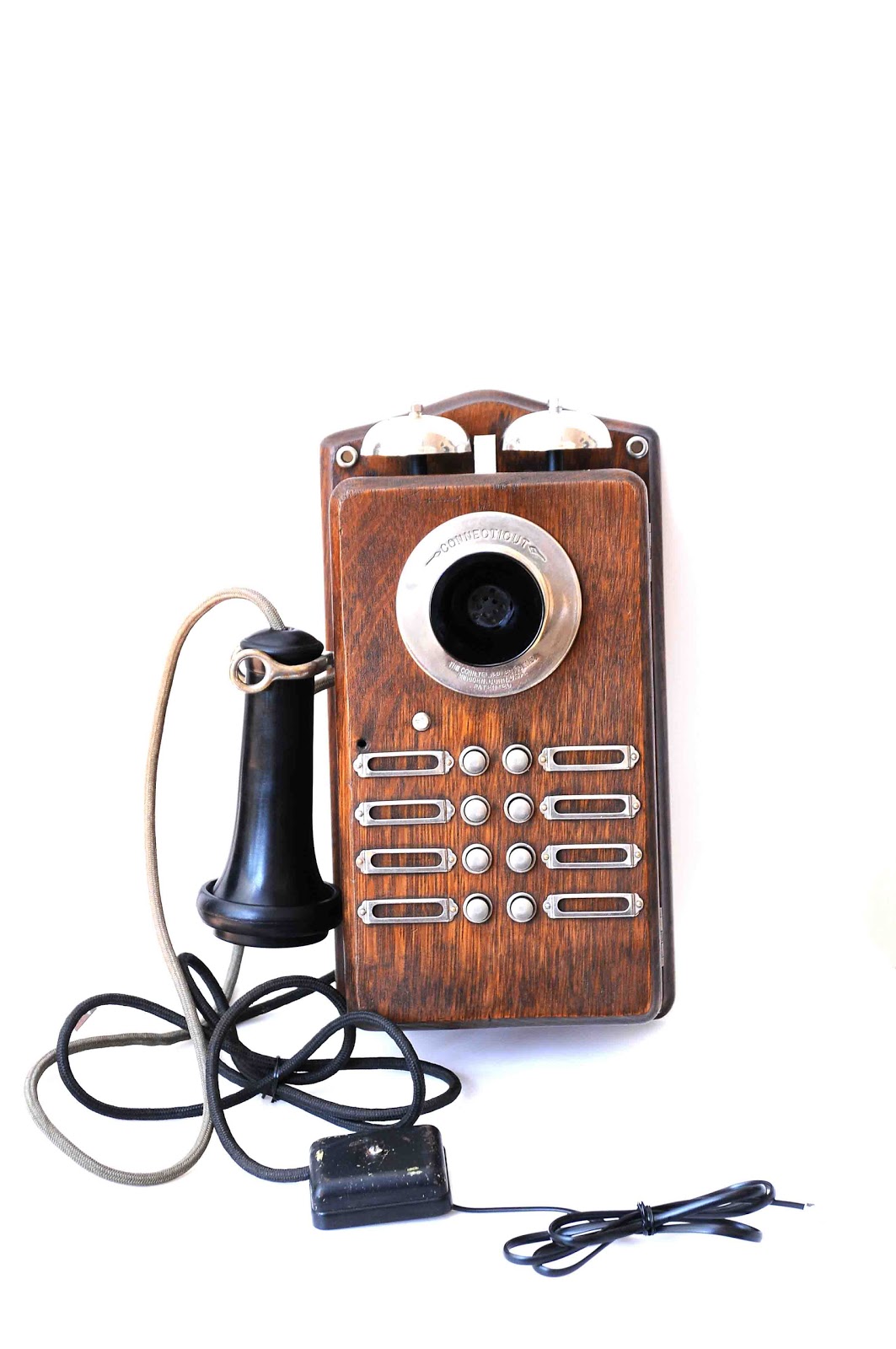 Old Vintage Gallery: Connecticut Intercom Wall Telephone Circa 1913