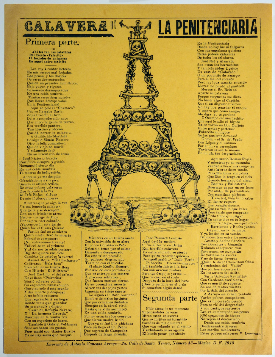 Bibliofilia novohispana: Manuel Manilla grabador de calaveras.