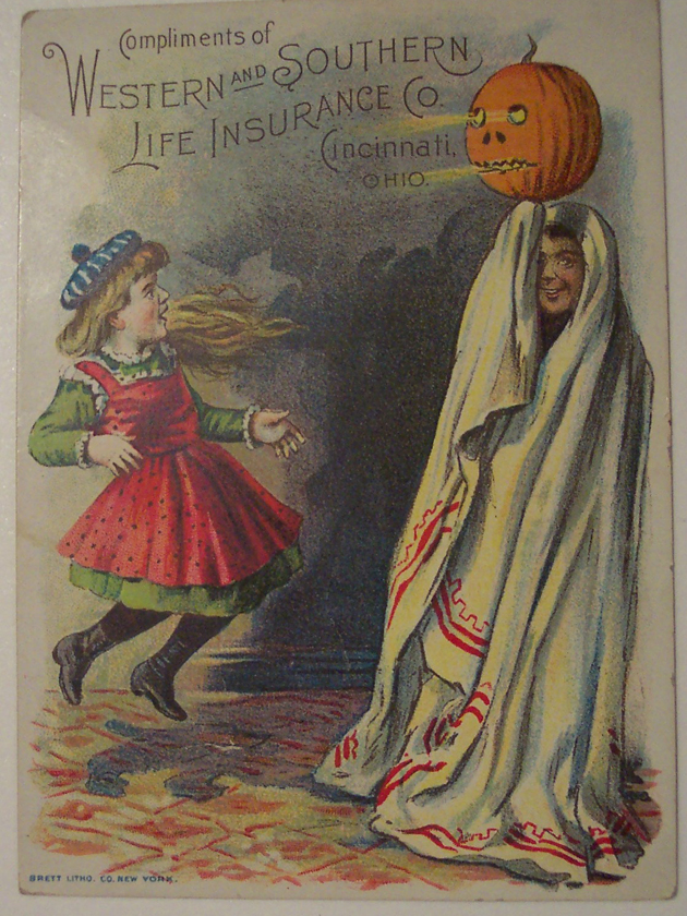 Creepy Vintage Halloween Cards ~ Vintage Everyday