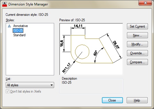 AutoCAD 2013 Essential: Dimension Style - Annotation