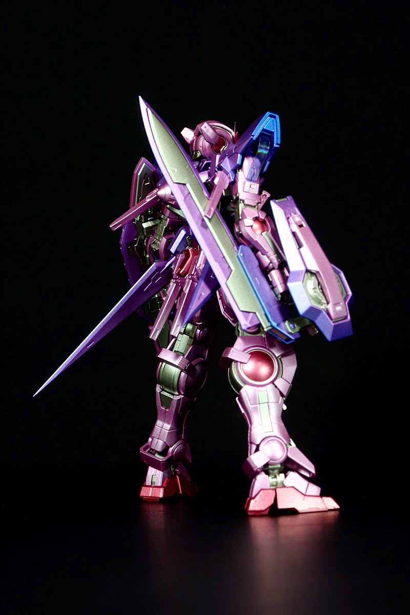RG 1/144 Gundam Exia Trans-Am Metallic Colors - Painted Build ~ Gunplanity