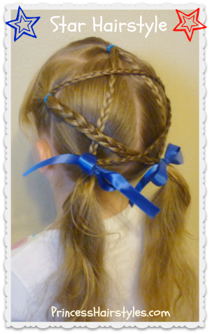 Star Hairstyle Tutorial | Hairstyles For Girls - Princess Hairstyles