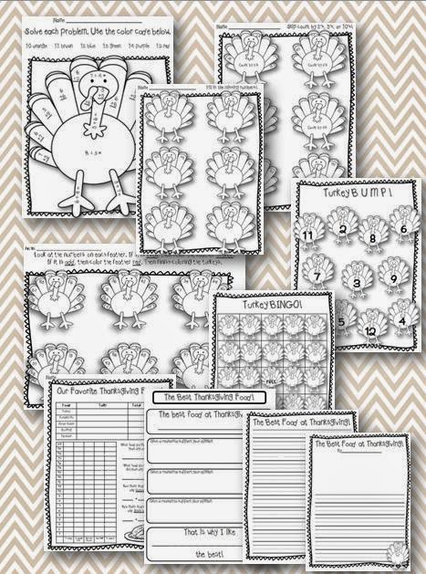 Simply Second Grade: Gobble, Gobble! FLASH SALE on 2 new items!