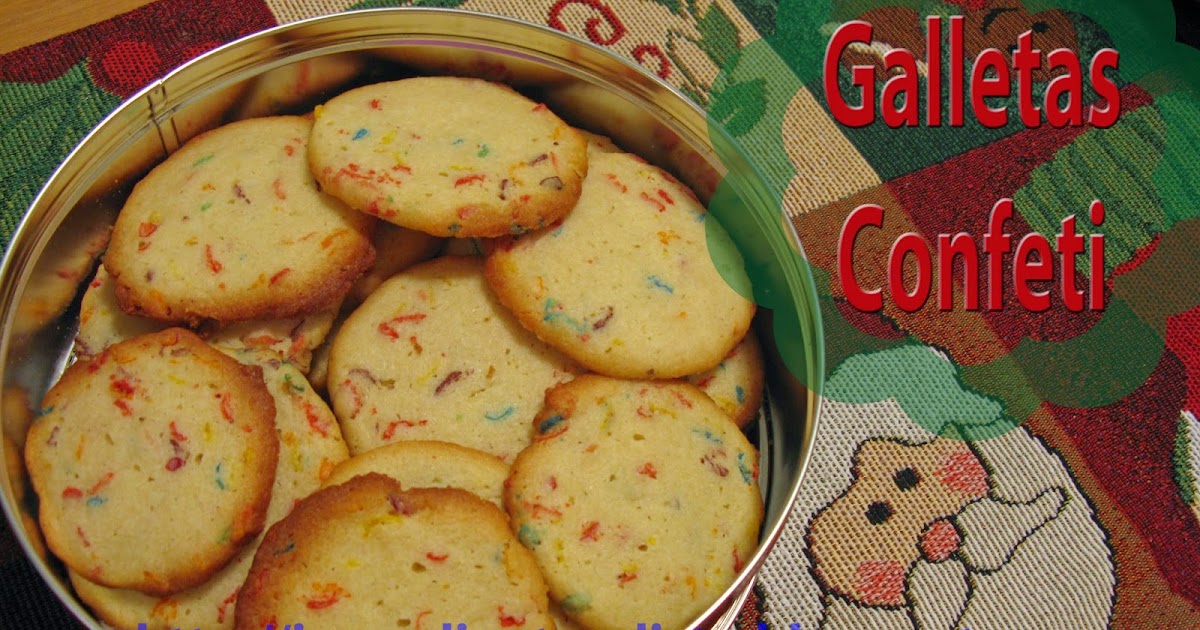 Ingredientes y ¡Listo!: Galletas Confeti