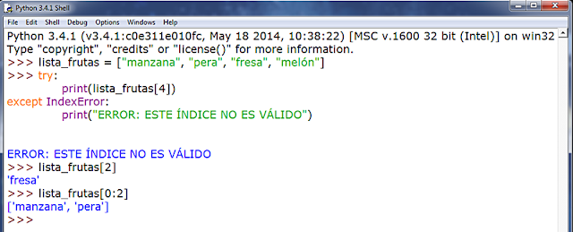 APRENDER A PROGRAMAR CON PYTHON: TRATAMIENTO DE EXCEPCIONES