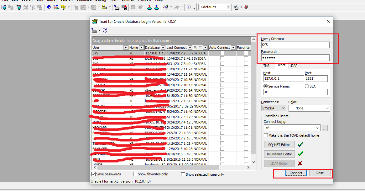 Cara Melihat Password yang tersimpan di Toad For Oracle ~ Teguh Gumilar