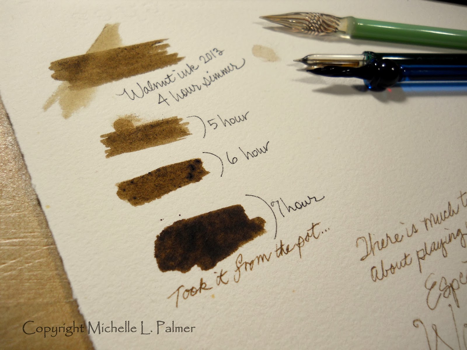 Michelle Palmer: Homemade Walnut Ink Tutorial