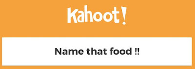 My English Blackboard: Name that food ! ! - food vocabulary (KAHOOT QUIZ)