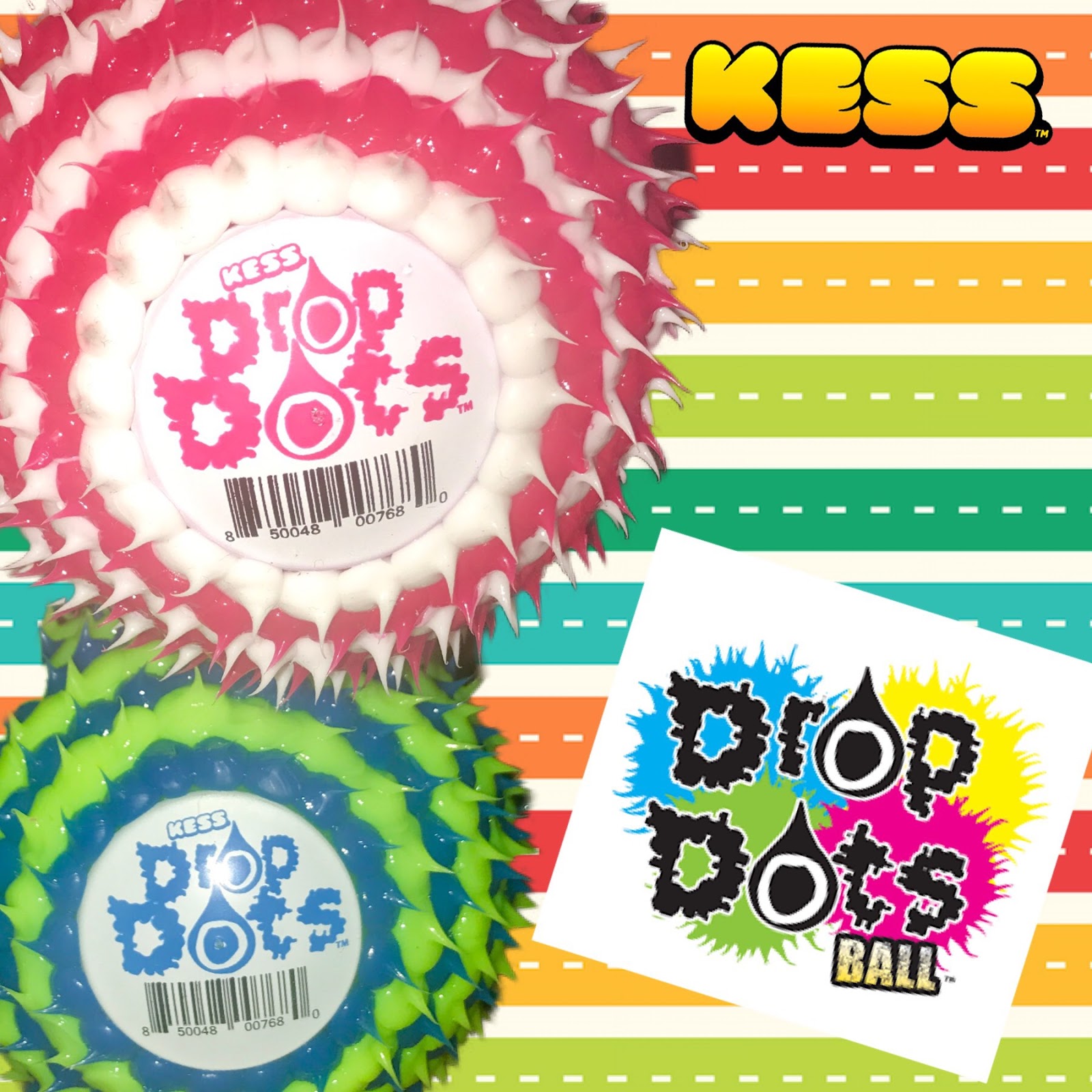 Drop Dots Colorfully Textured Spiky Bounce Balls Are Designed For ...