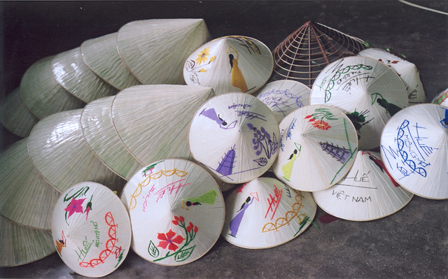 Vietnamese Palm leaf conical hat