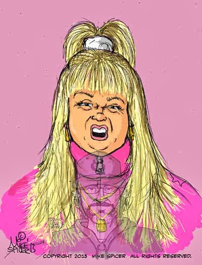 Mike Spicer Cartoonist / Caricaturist.: Vicky Pollard- Little Britain