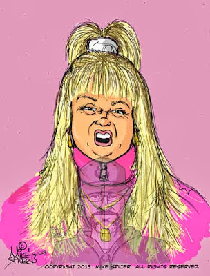 Mike Spicer Cartoonist / Caricaturist.: Vicky Pollard- Little Britain