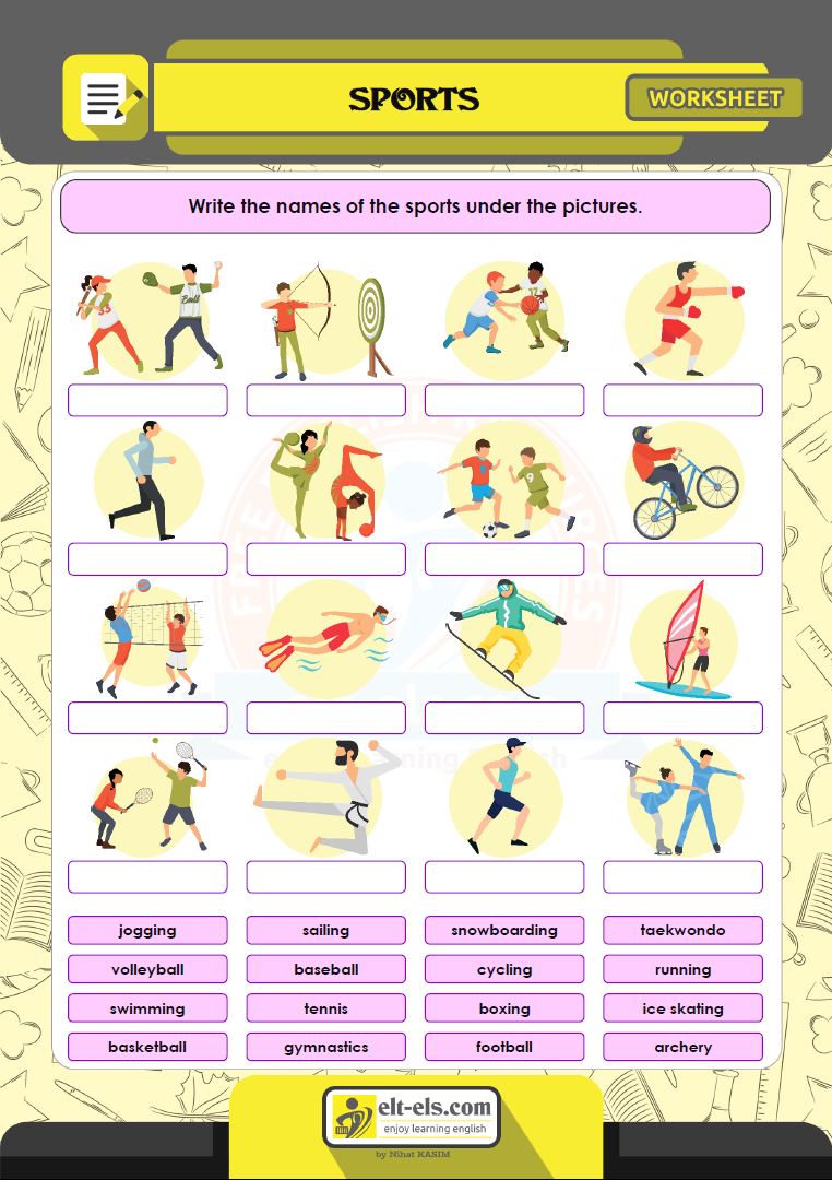 Worksheet: Sports | www.elt-els.com