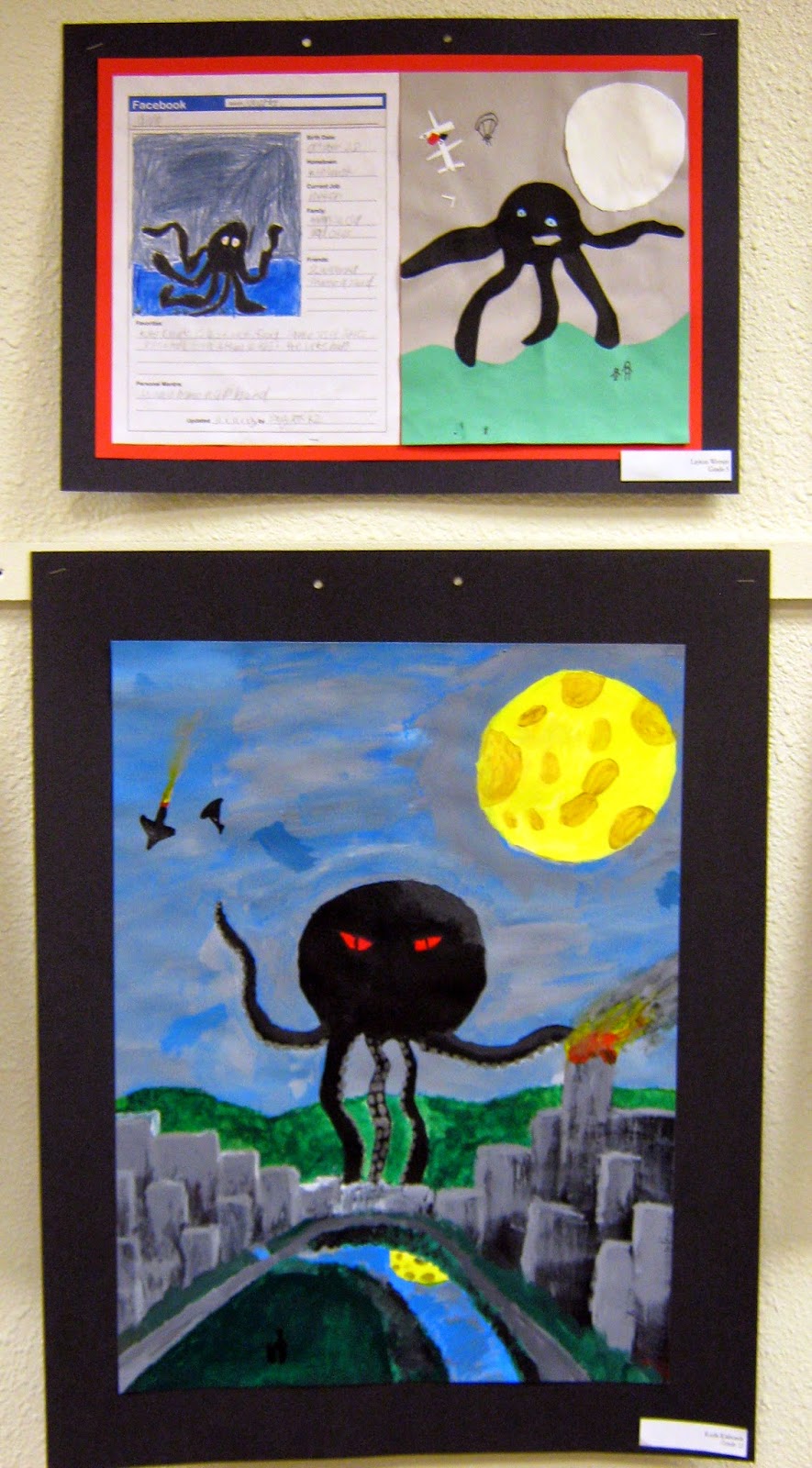 Art in the Middle...school: Monster Art Show