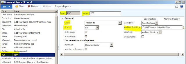Dynamics 365: Learn in doing - Ajit kumar's: Document management in AX 2012