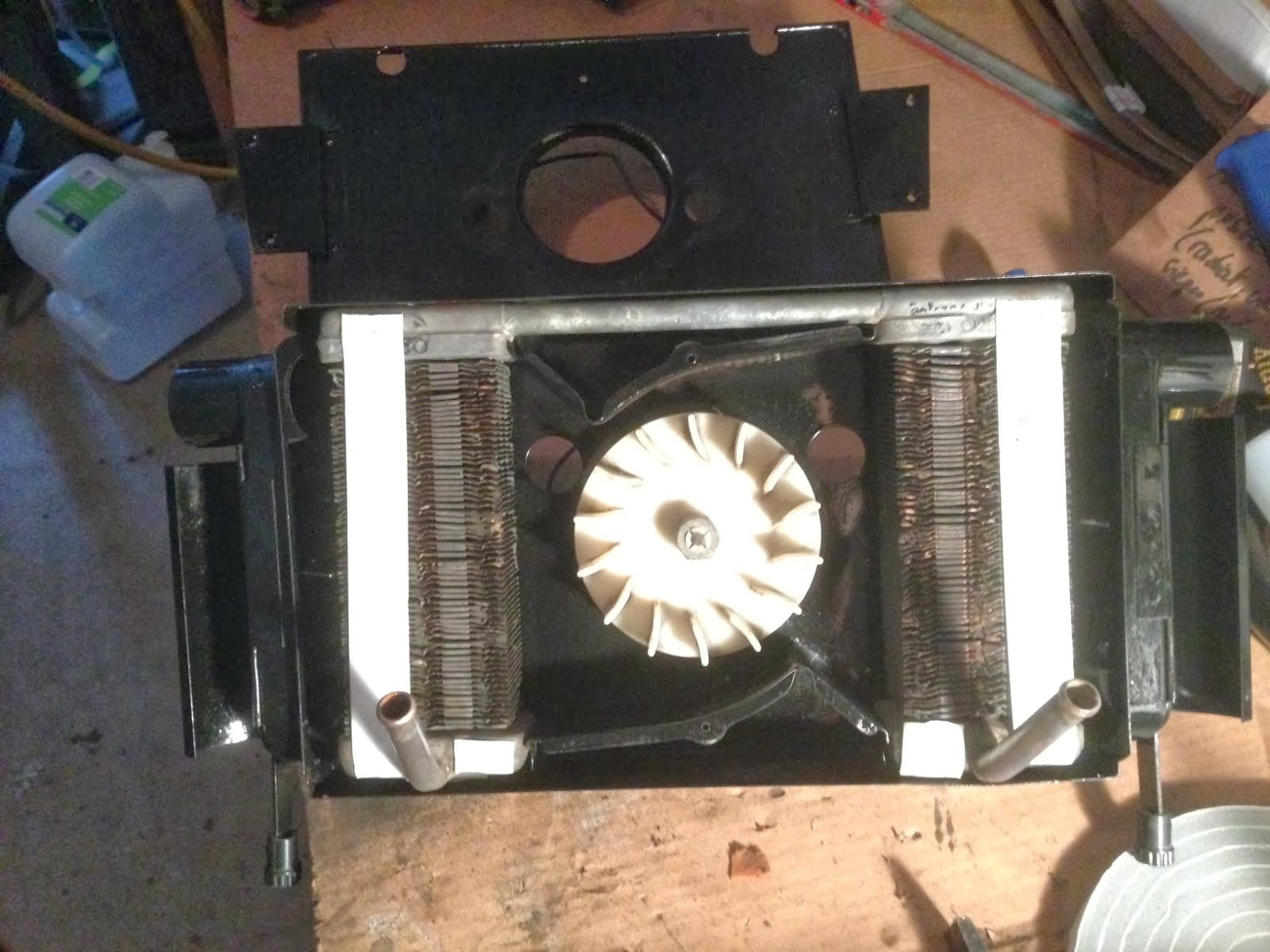 1967 Mk3 Spitfire Restoration: Triumph spitfire heater box