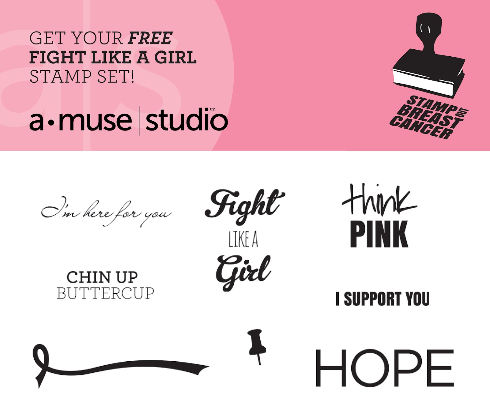 Amethystcat Designs: Stamping with Seleise: Stamp Out Breast Cancer ...
