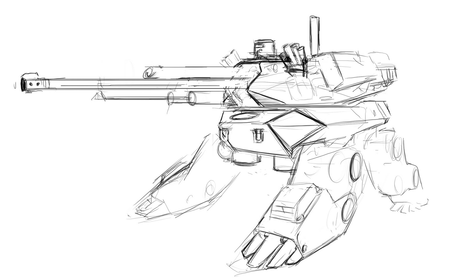 A Work In Progress: Bear Claw Tank Mech