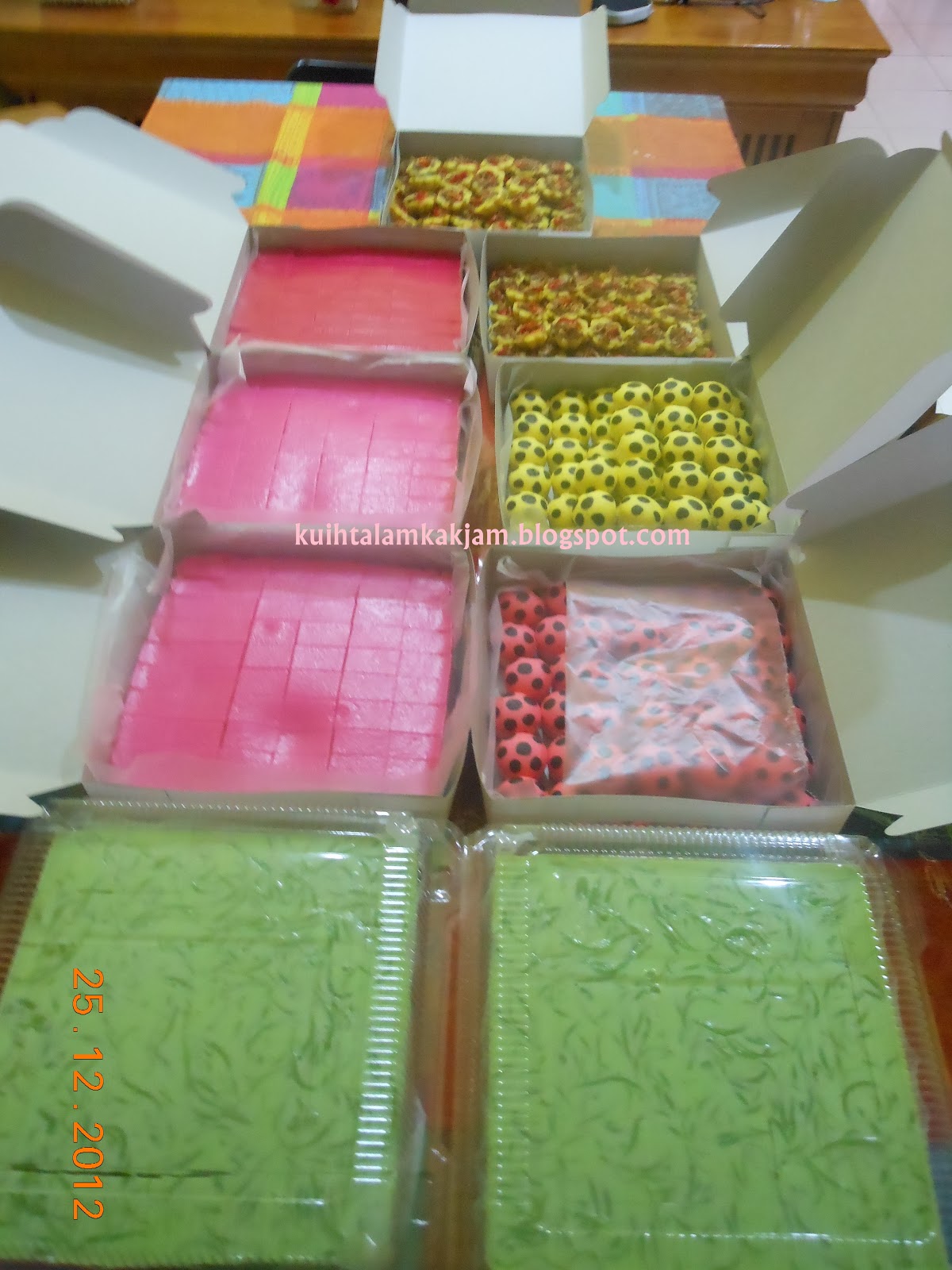 Sweet 3 Delights: Talam,Apam Polkadot,Cara Berlauk, n Puding ABC.