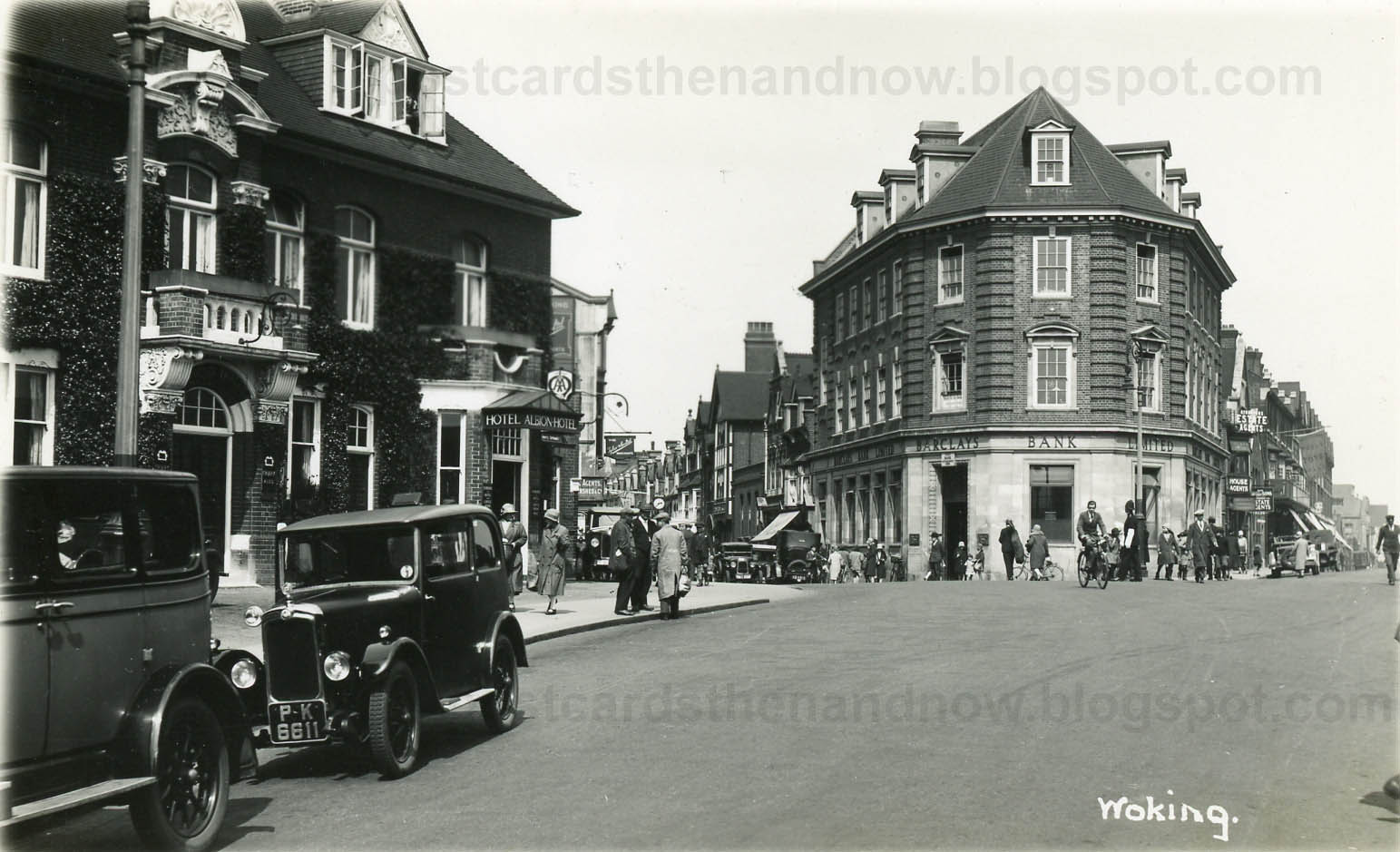 Postcards Then and Now: Woking, Surrey c1930