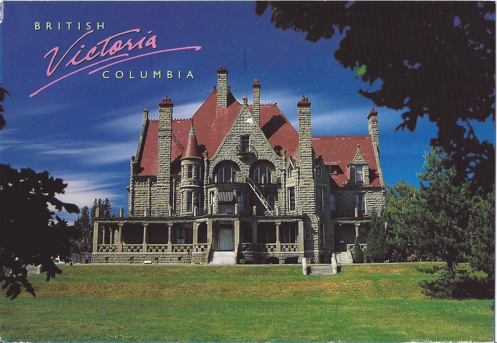 A Journey of Postcards: Craigdarroch Castle from Victoria B.C. Canada