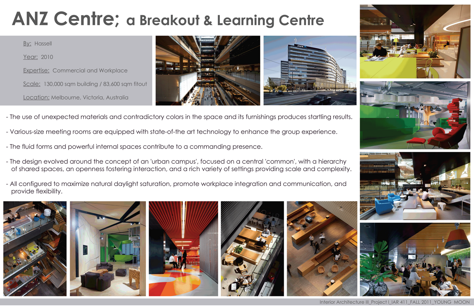 Interior Design: Precedent Study_High School Project